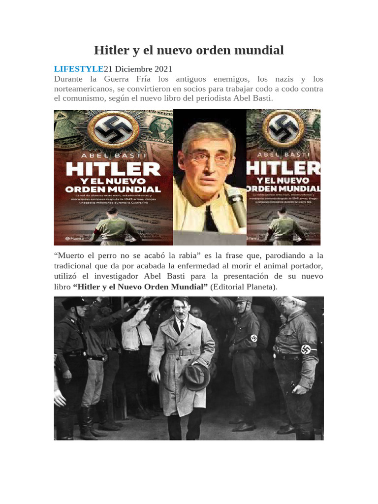 Hitler y su legado en la posguerra | PDF | Alemania nazi | Adolf Hitler