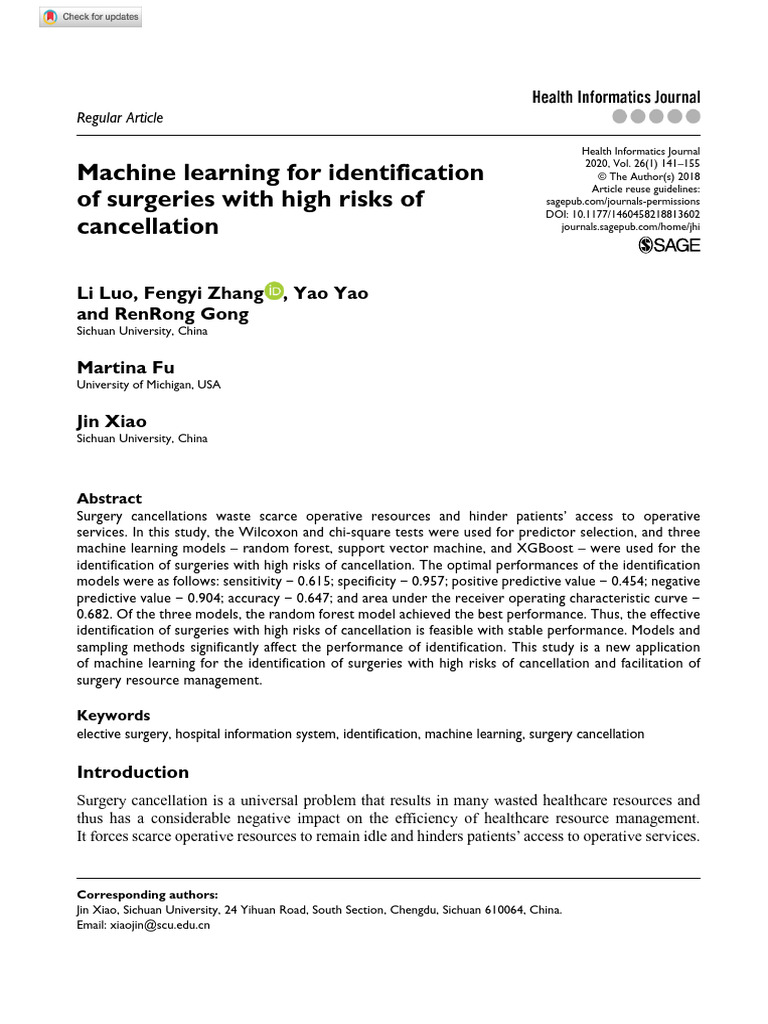 luo-et-al-2018-machine-learning-for-identification-of-surgeries-with-high-risks-of-cancellation ...