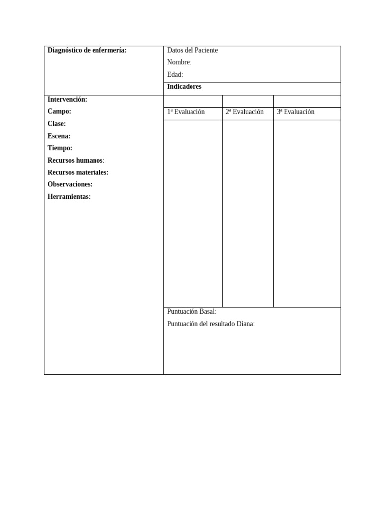 Diagnóstico y Plan de Alta del Paciente | PDF