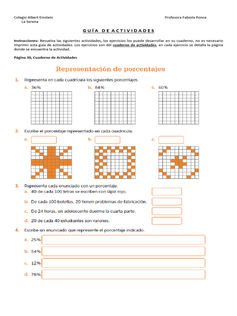 Ejercicios Cuad de act, pag. 30 08-06 | PDF