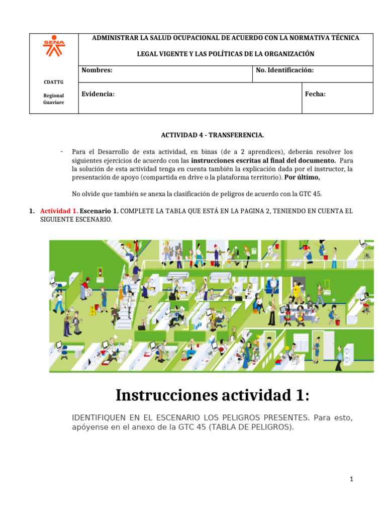 Admon SST - EV4 Transferencia Gestion Contable Jarvi | PDF | Seguridad y salud ocupacional ...