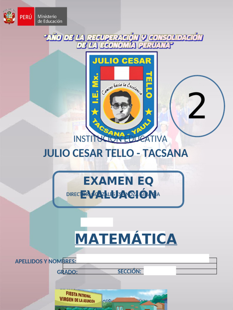 Evaluion - JCT - Segundo Grado | PDF | Las emociones | Ligero