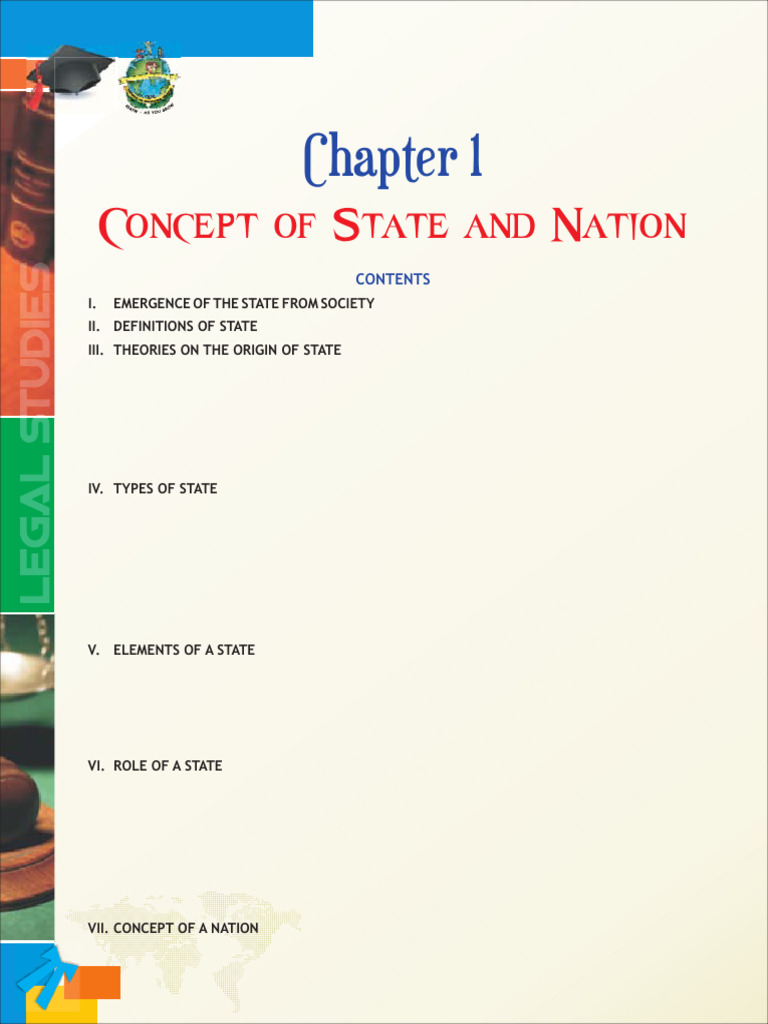 Unit 1 - Chapter 1 Concept of State and Nation | PDF | State (Polity ...