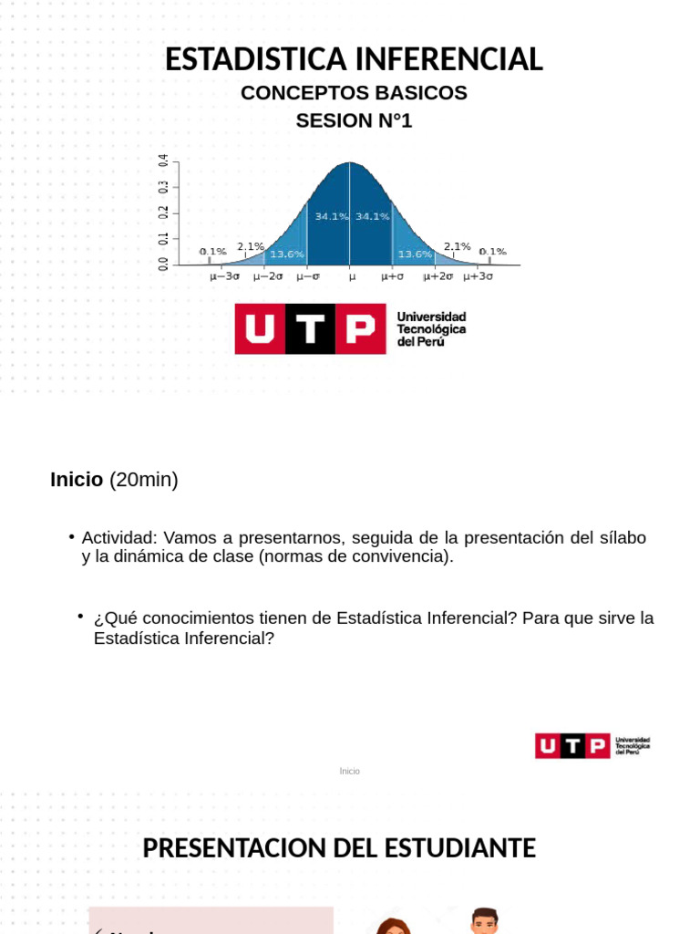 S01.s1 Estadistica Inferencial. Conceptos Basicos | PDF | Muestreo (Estadísticas) | Estadísticas