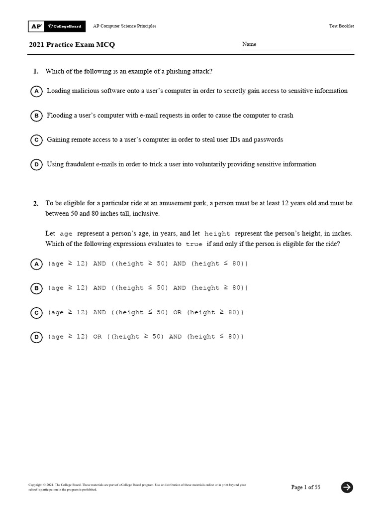 2021 MC Practice Exam PDF | PDF | Computer Network | World Wide Web