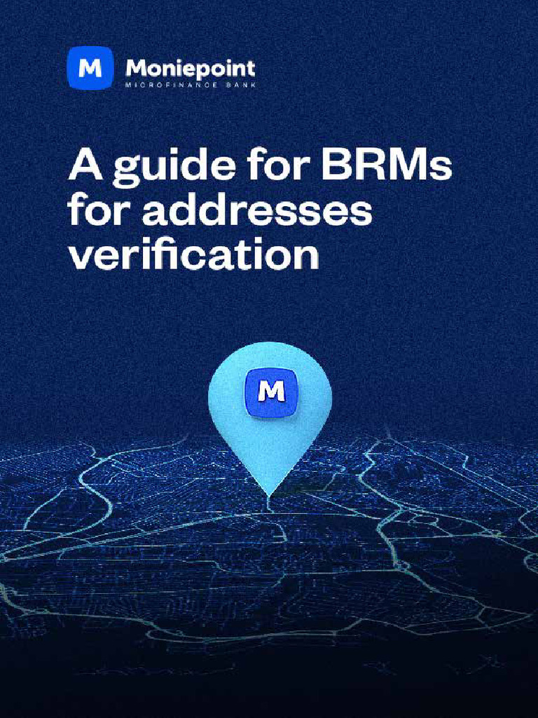 Physical Address Verification of Moniepoint Account Owners - X | PDF ...