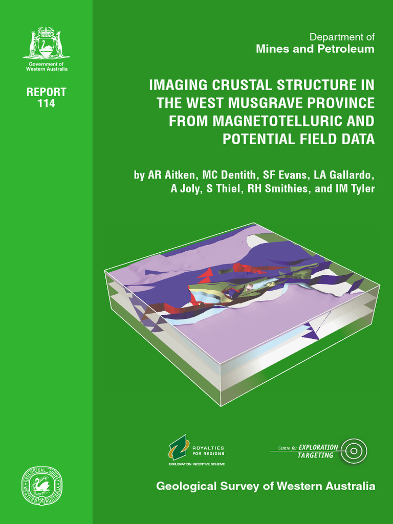 Aitken Et Al 2013 GSWA Report 114 W Musgraves Geophys Analysis | PDF ...