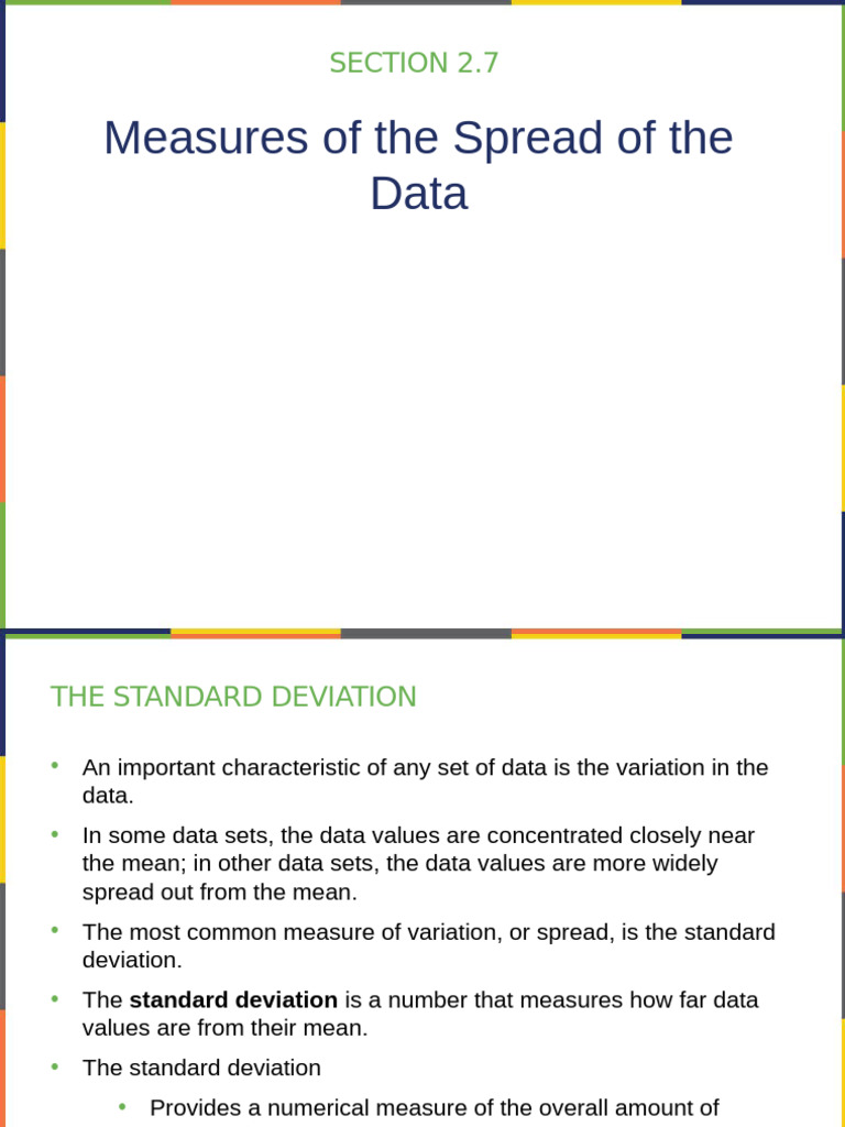 Understanding Standard Deviation in Data | PDF | Standard Deviation ...