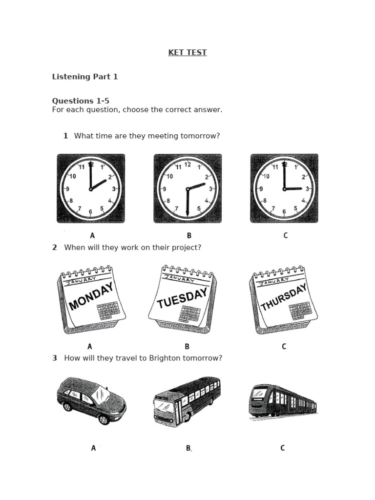 Ket Test | PDF