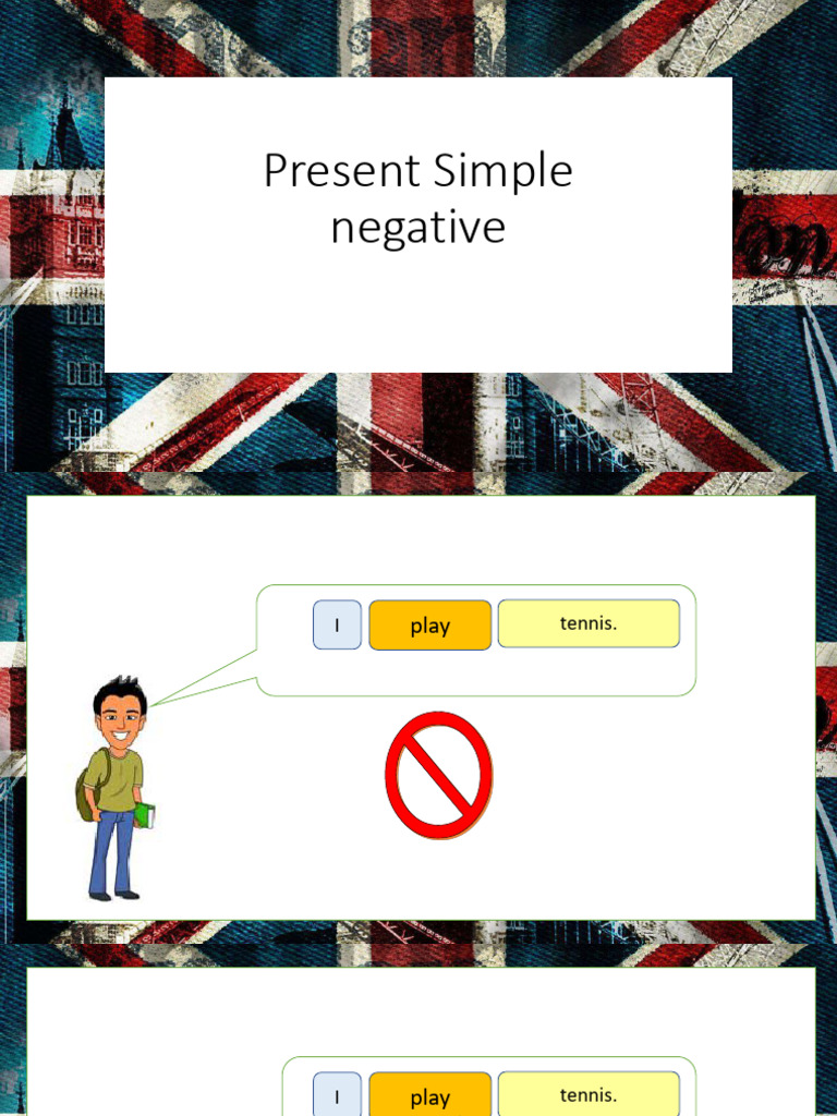 Present Simple Negative | PDF