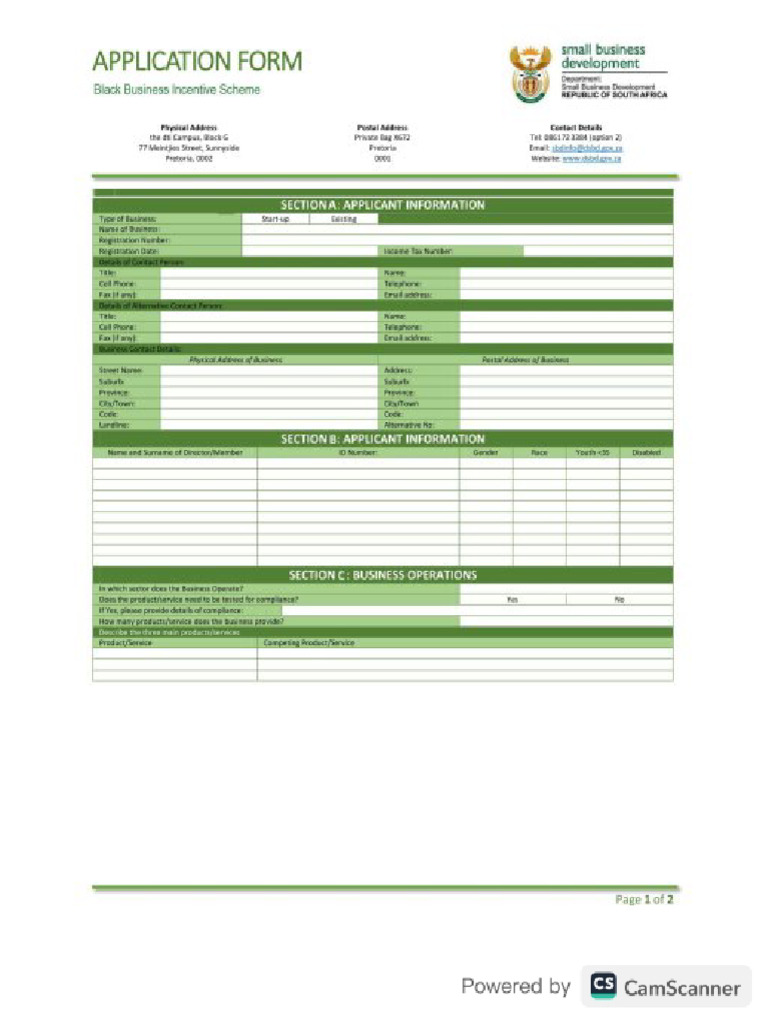 BBIS Application | PDF