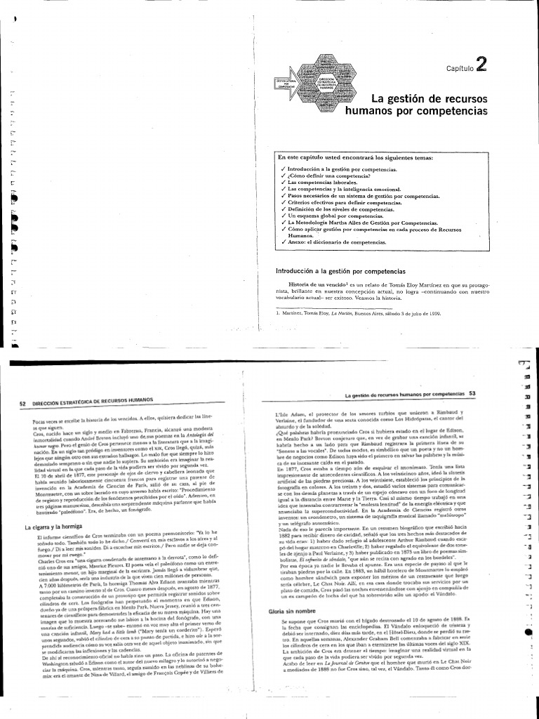 Texto N° 2 - M. Alles - Gestion de RRHH por Competencias | PDF