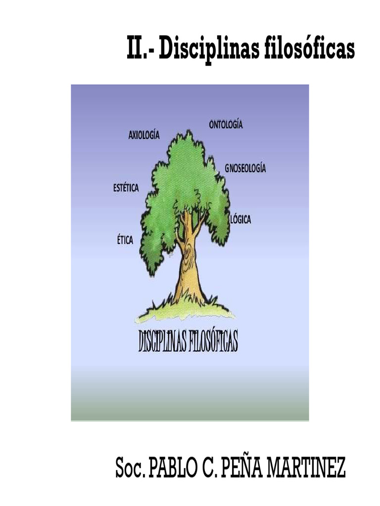 2.-Disciplinas Filosóficas | PDF