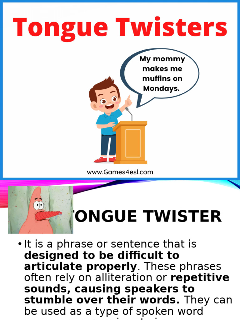 Engaging Tongue Twister Activities | PDF