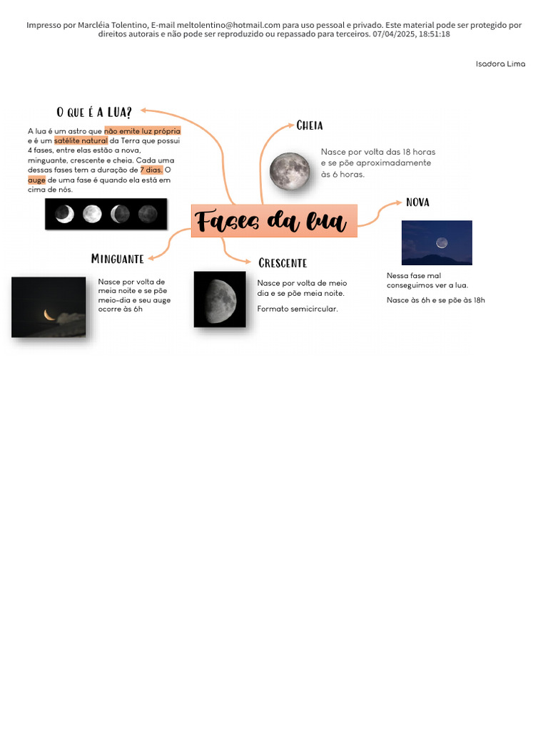 Mapa Mental Lua | PDF