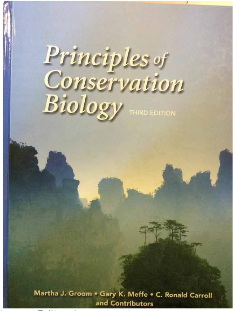 Principles of Conservation Biology Third Edition | PDF