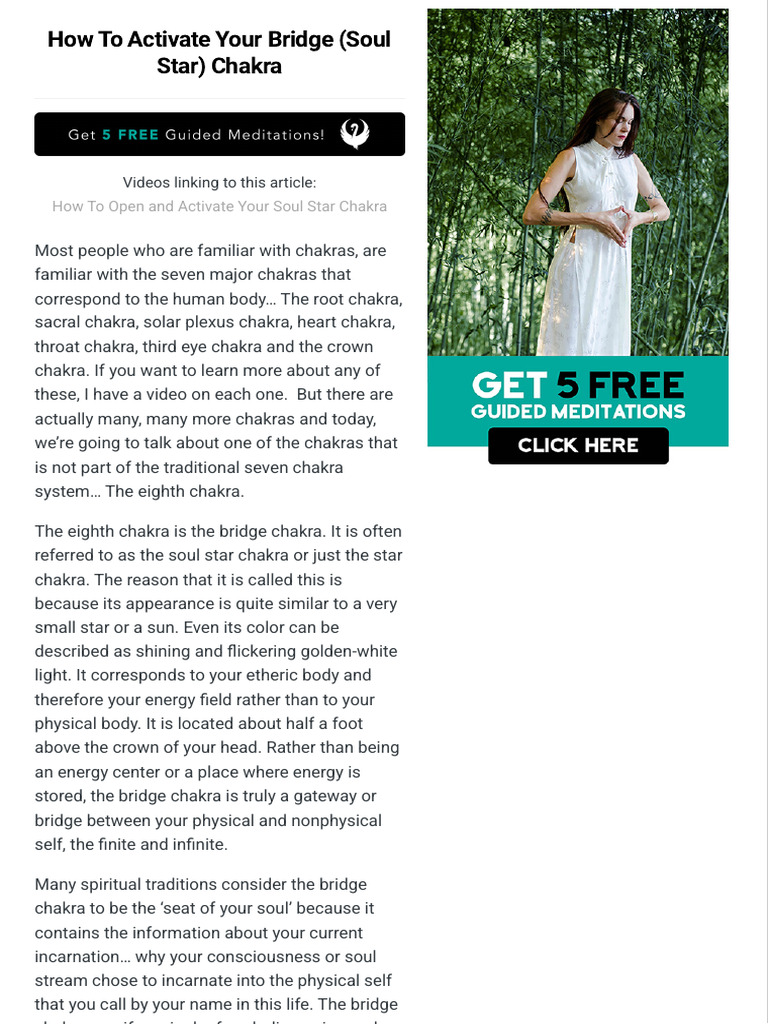 How To Activate Your Bridge (Soul Star) | PDF | Chakra | Soul