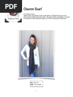Film Roll Scarf Crochet Pattern | PDF