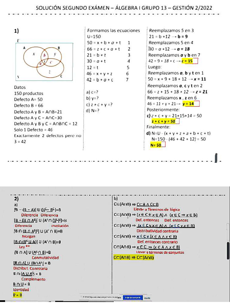 Exámenes 2 Do Parciales y Finales | PDF