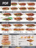 Menú y Precios de Frisby en Colombia | PDF