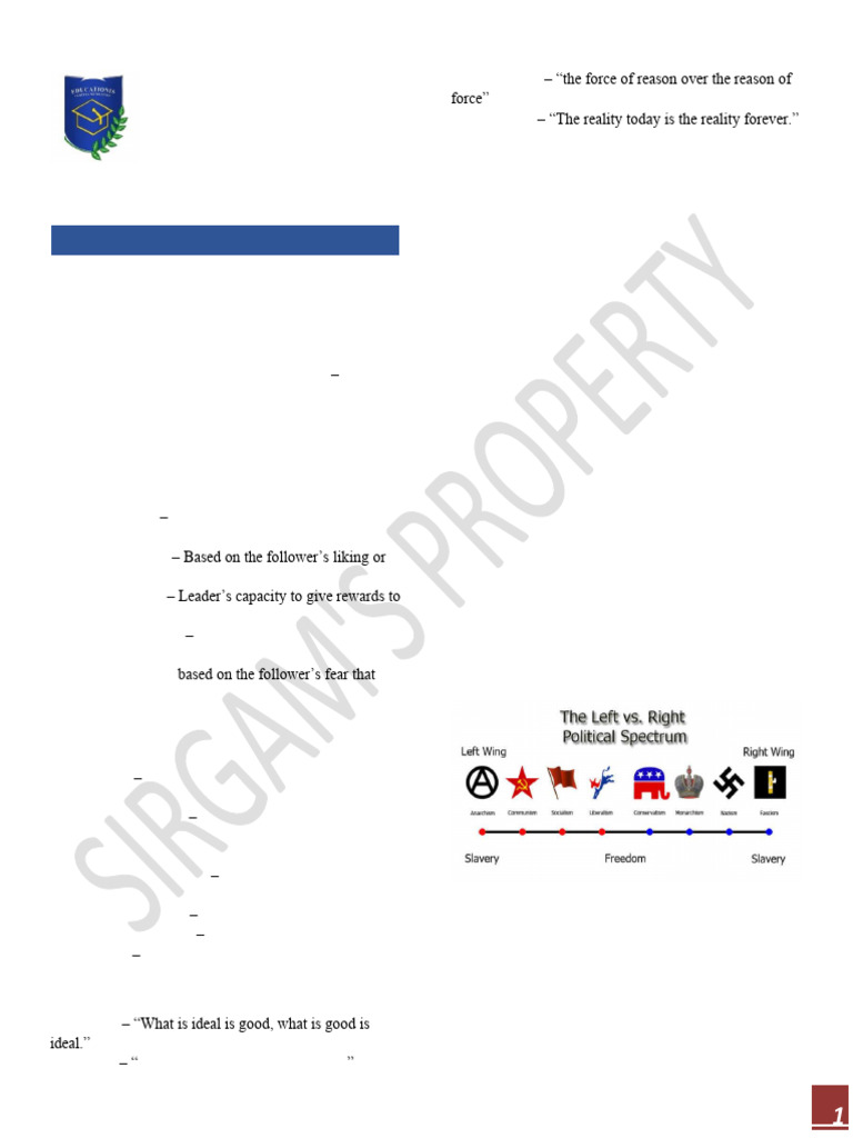 Edu 157 Transes (Prelim Lecture Notes) | PDF | Monarch | Monarchy