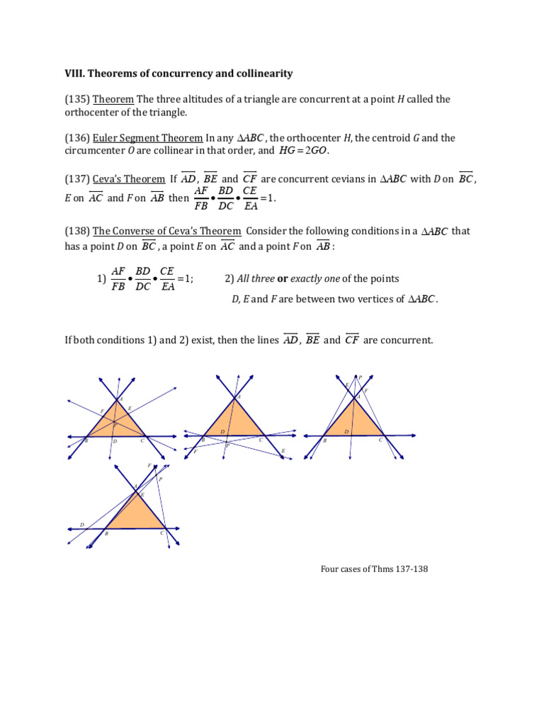 Theorems 135 141 | PDF | Triangle | Euclidean Geometry