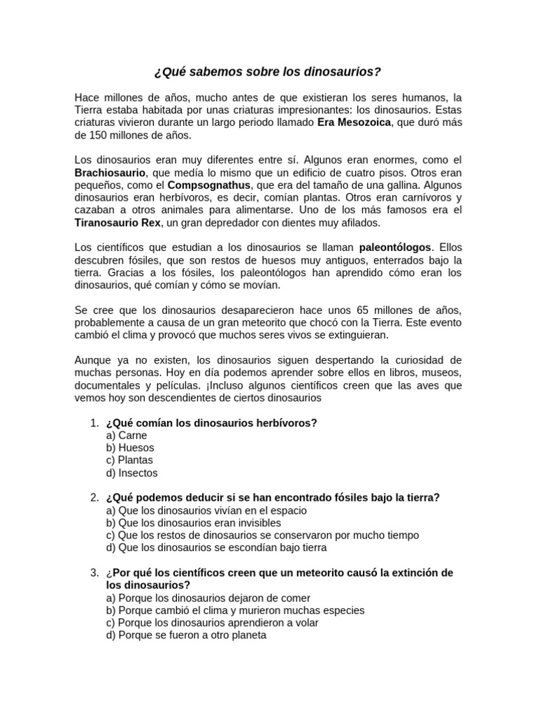 Dinosaurios y aventuras mágicas | PDF | Dinosaurios | Zoología