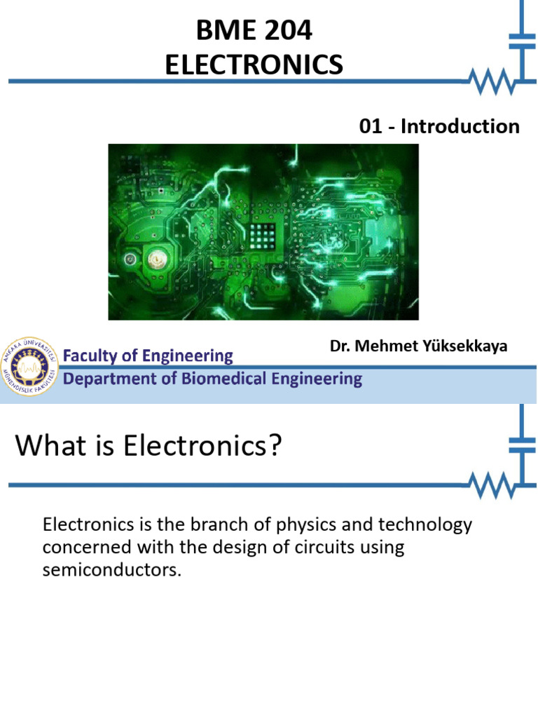 Introduction To Electronics | PDF | Semiconductors | Materials