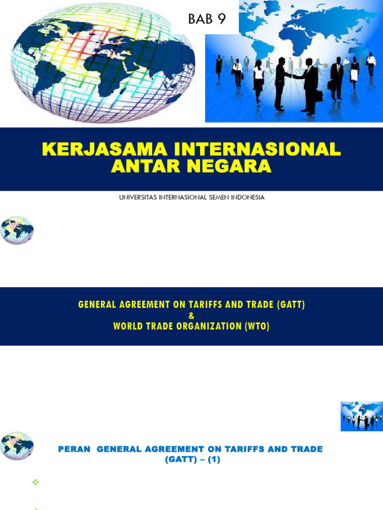 Kerjasama Ekonomi Internasional | PDF