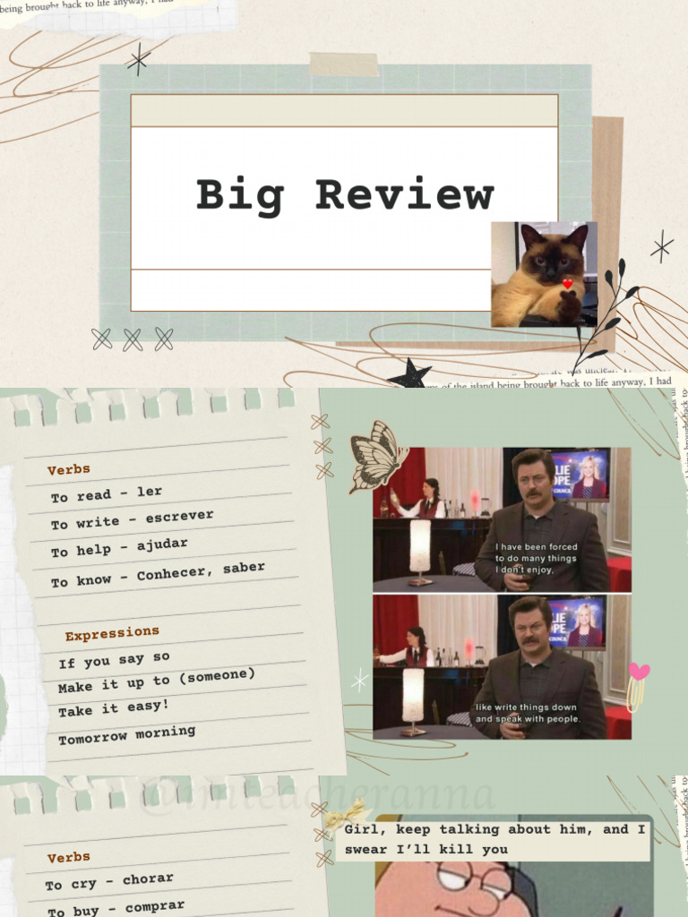 Big Review. Teacher Anna | PDF