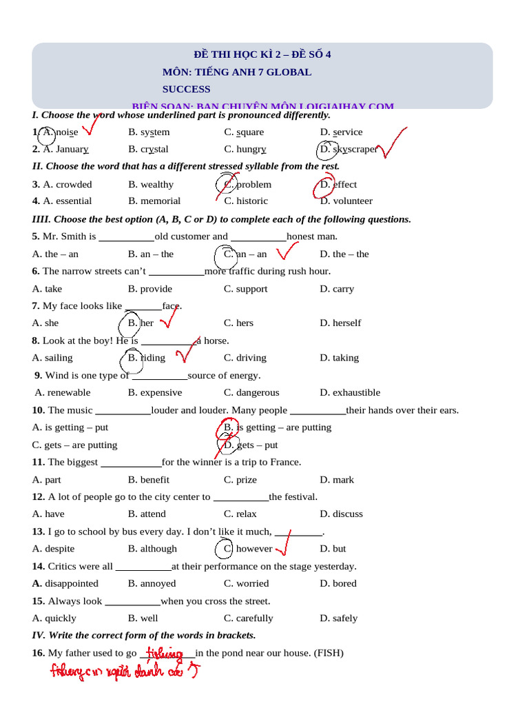 ĐỀ SỐ 4 | PDF | Energy Development | Fuels