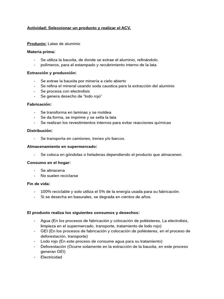 Intro A La Ing Act 2 ACV | PDF