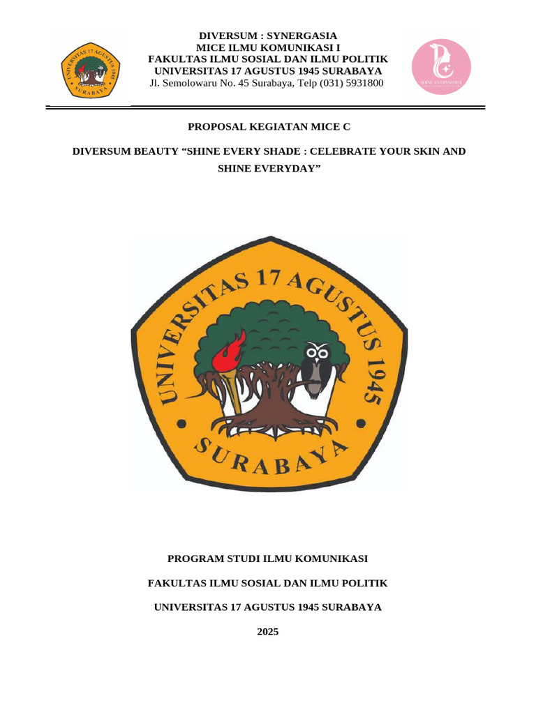 PROPOSAL - KEGIATAN - MICE - C Final | PDF