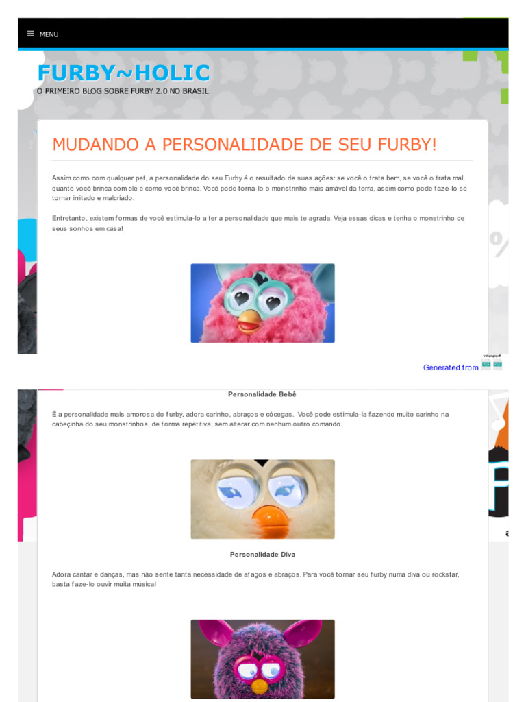 Furby 2 | PDF