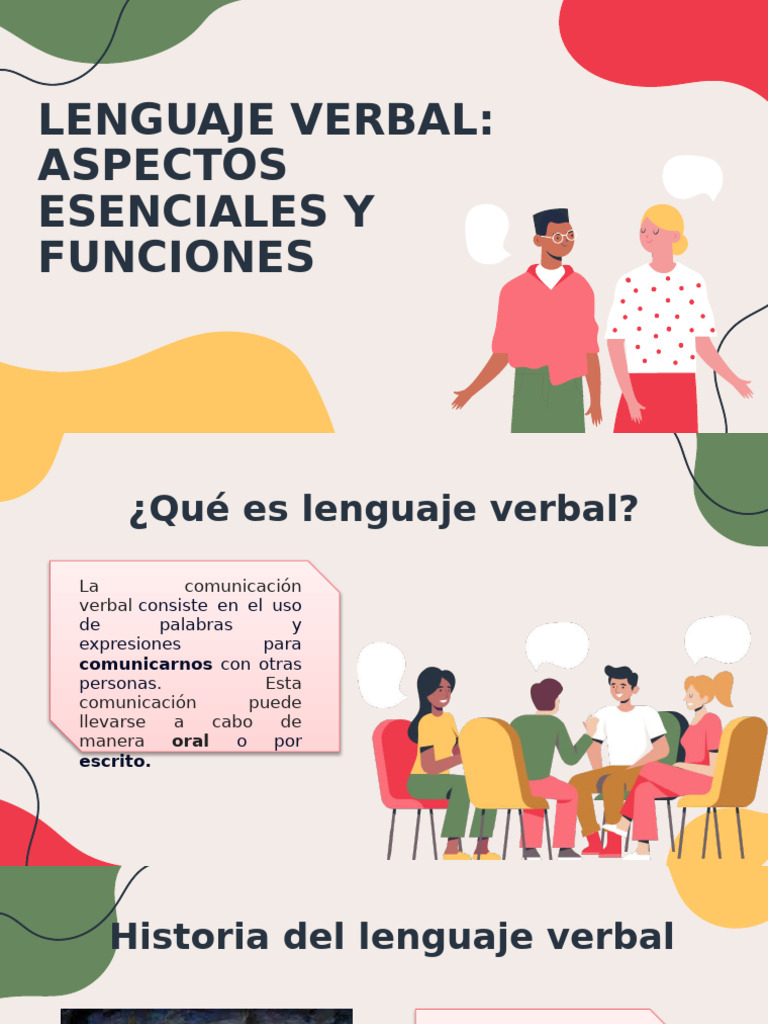 Lenguaje Verbal | PDF | Comunicación | Cerebro