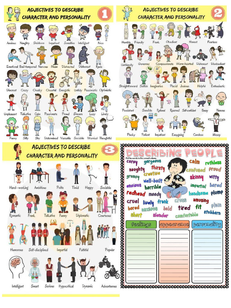 Adjetives For People | PDF