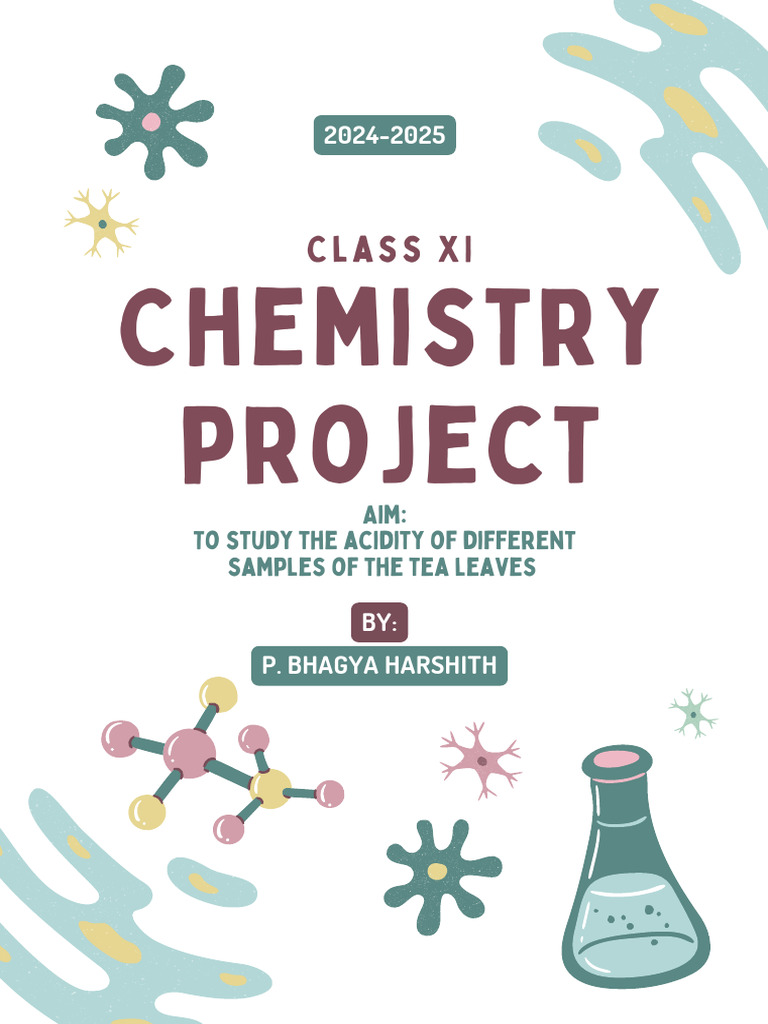 Chemistry Project: Class XI | PDF