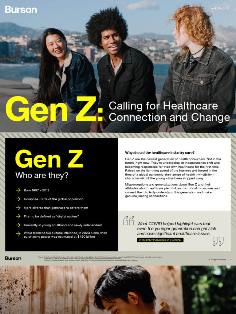 Gen Z Health Report FINAL | PDF | Millennials | Health Care