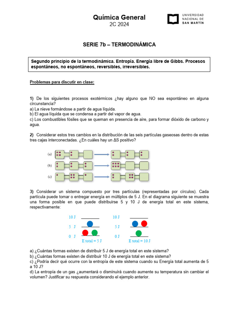 SERIE 7b_2C_2024 | PDF | Energía libre de Gibbs | Trifosfato de adenosina