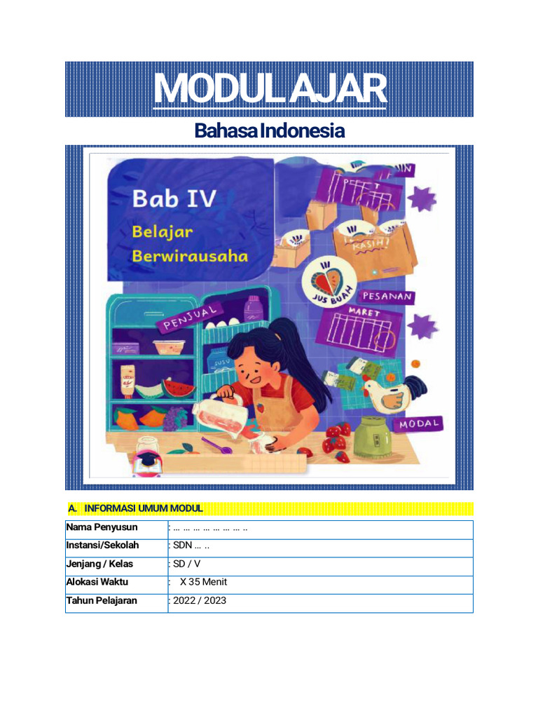 BAB 4 - MA B Indo Kls 5 | PDF