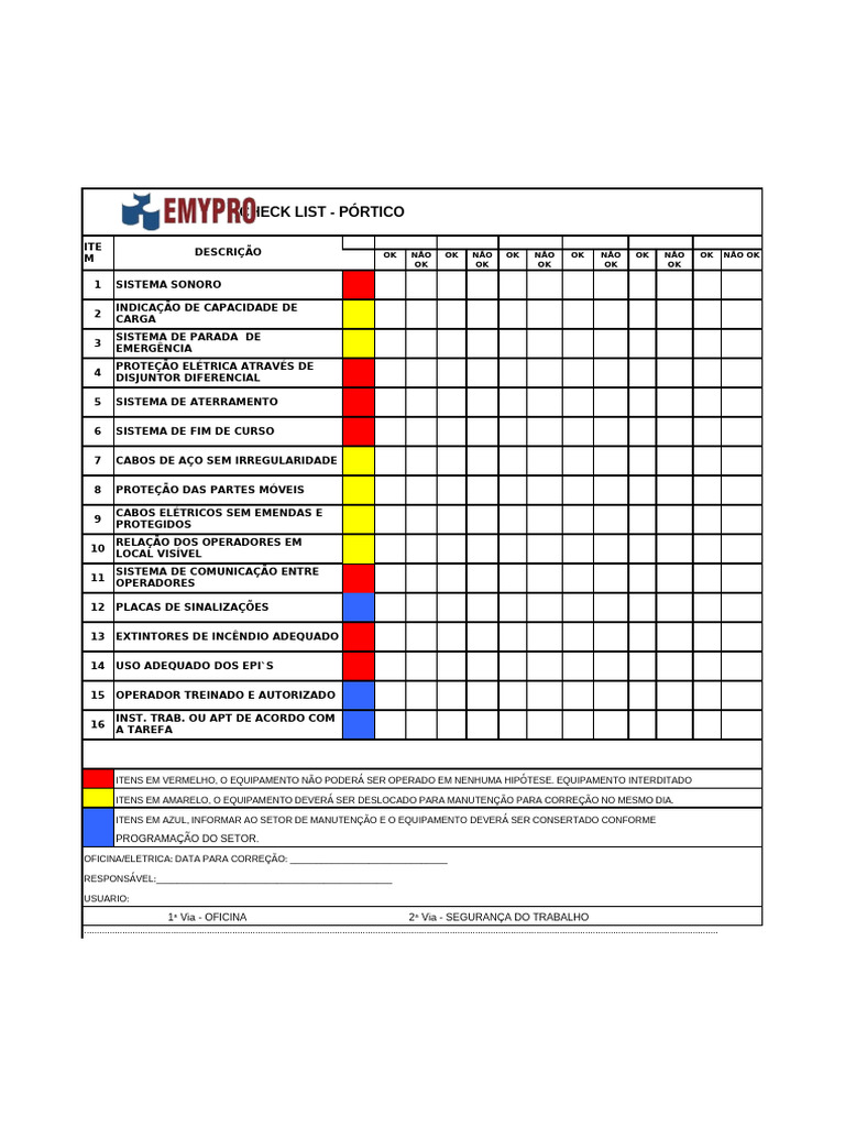 Check - List Portico | PDF