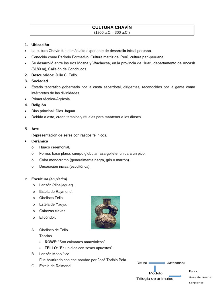 Cultura Chavín | PDF