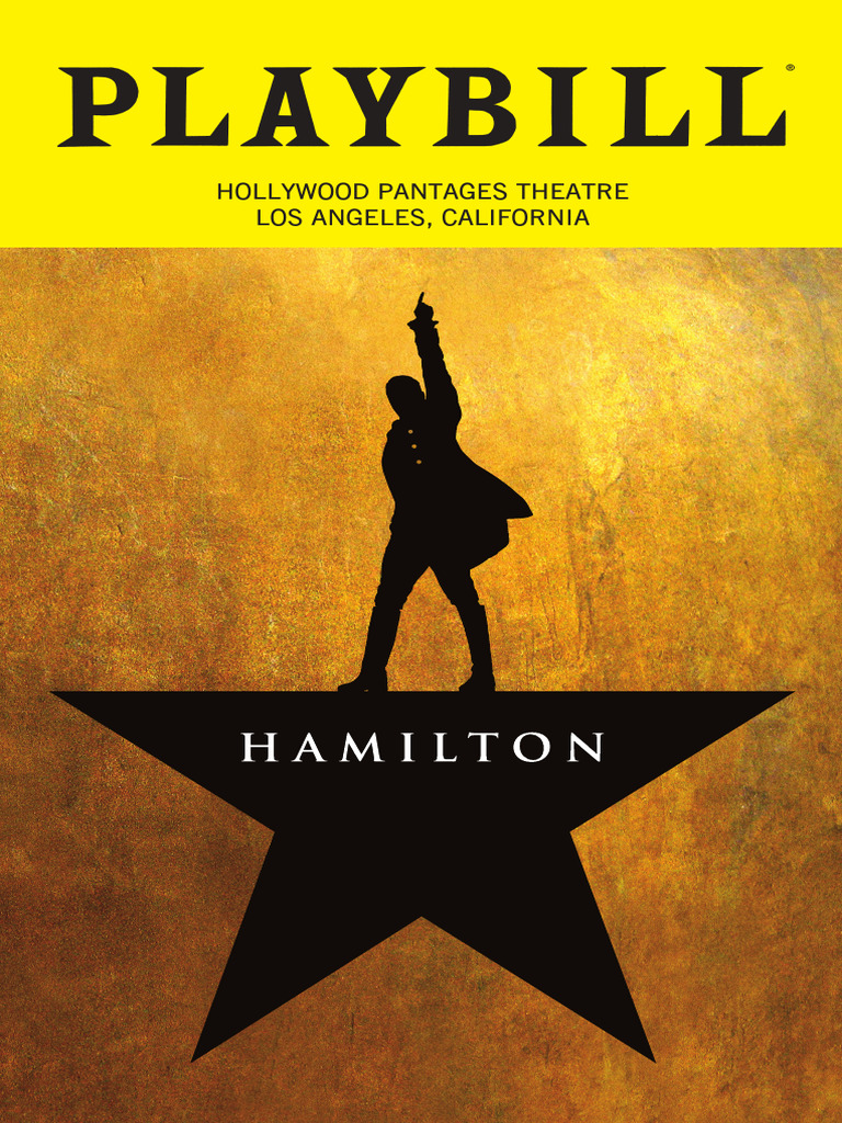 HAMILTON Playbill Feb 2022 E5b39320bf | PDF | Hamilton (Musical ...