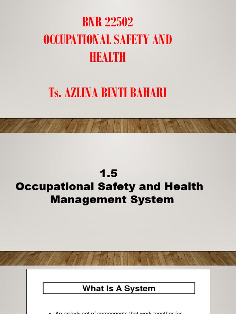 Bab1 5-Oshmanagement | PDF