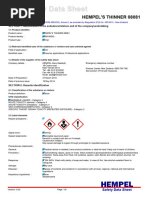 GTA220 Thinner Safety Data Sheet | PDF | Toxicity | Personal Protective ...