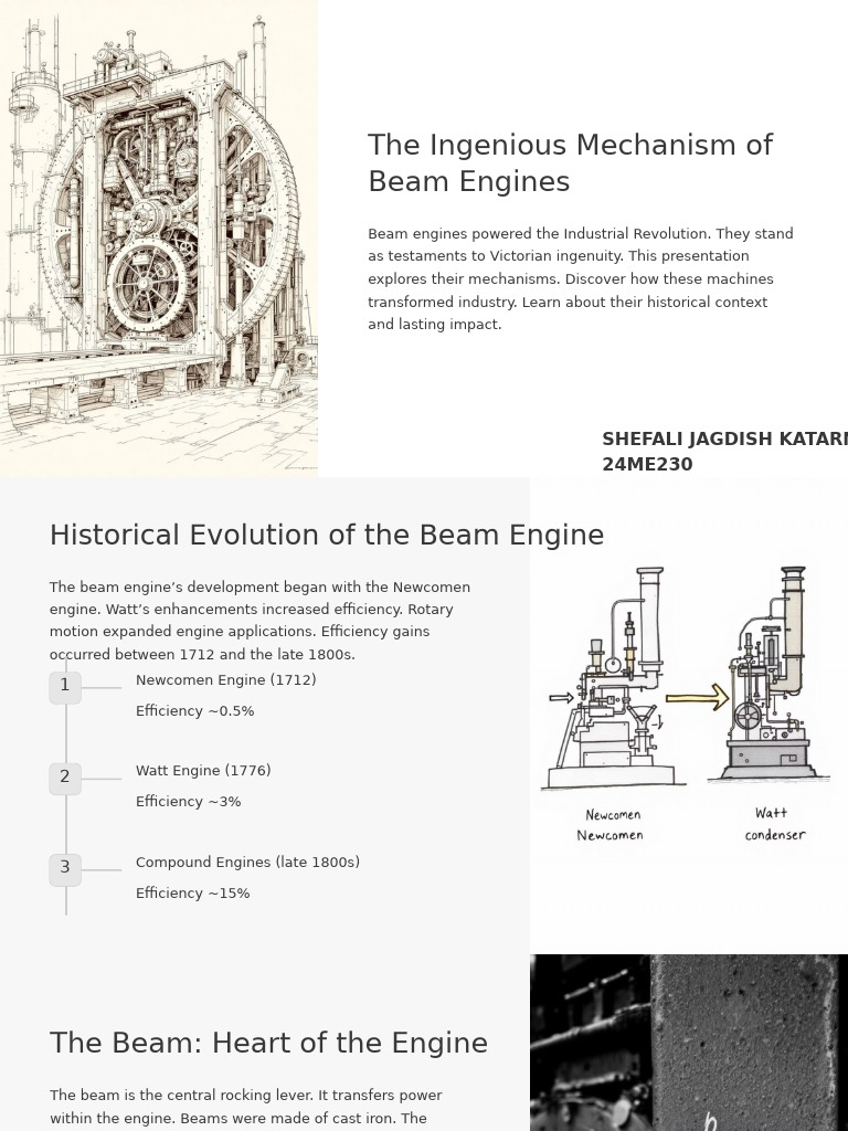 The Ingenious Mechanism of Beam Engines | PDF | Steam Engine | Engines
