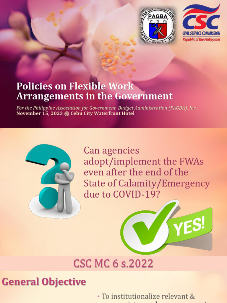 Government Flexible Work Policies | PDF | Workweek And Weekend | Overtime