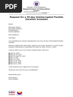 Letter of Intent - Travel Abroad | PDF