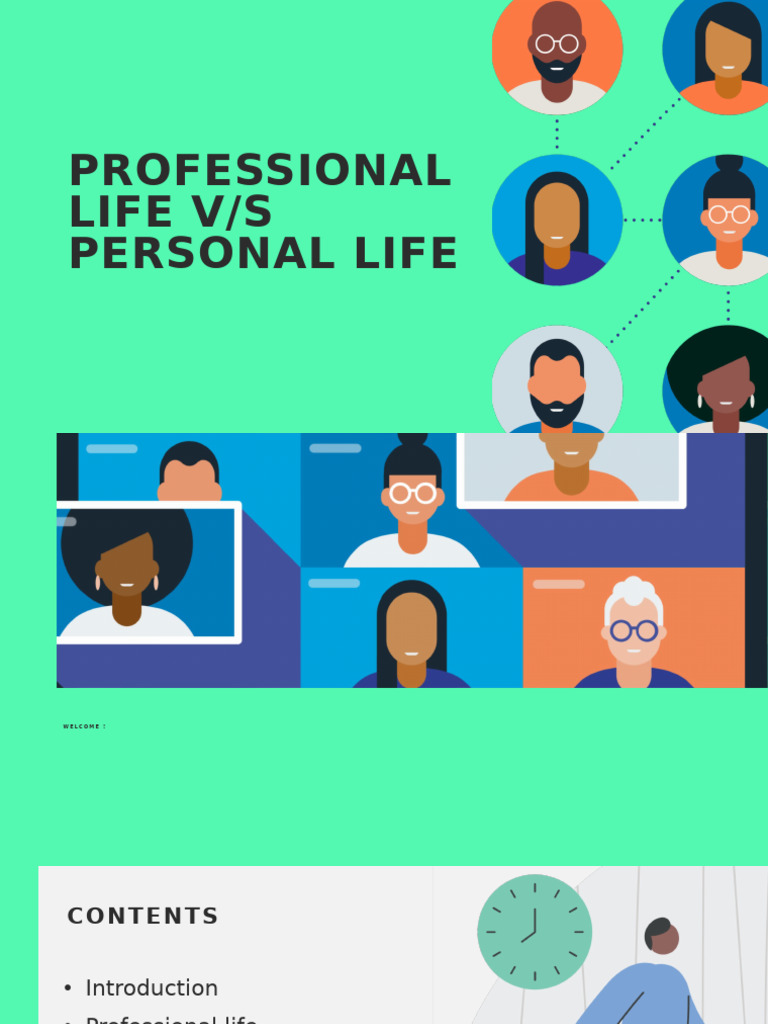 Balancing Professional and Personal Life | PDF