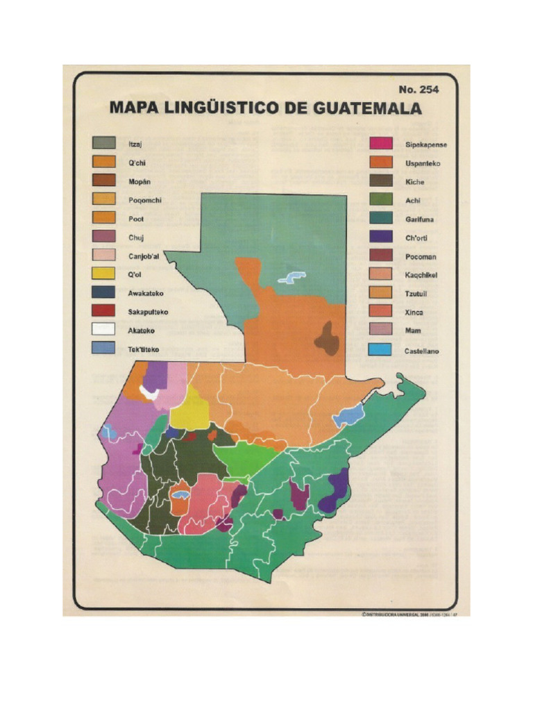 Idiomas Mayas en Guatemala: Diversidad y Origen | PDF